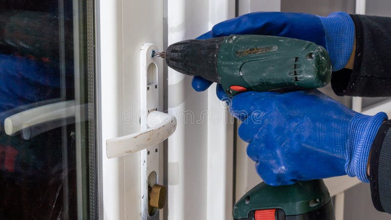 Man with Screwdriver. Clouseup Concept Stock Photo - Image of house ...