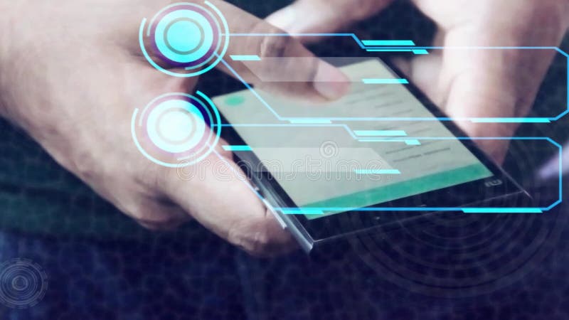 Animation of Screen with Glitch with Data Processing Over Doctor Using ...