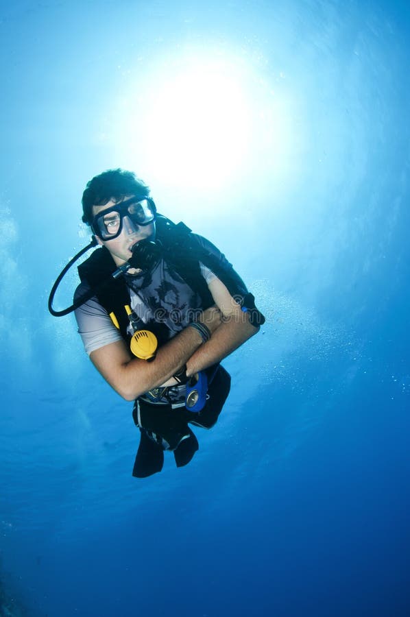 Man scuba diver stock photo. Image of dive, fins, scuba - 20347676
