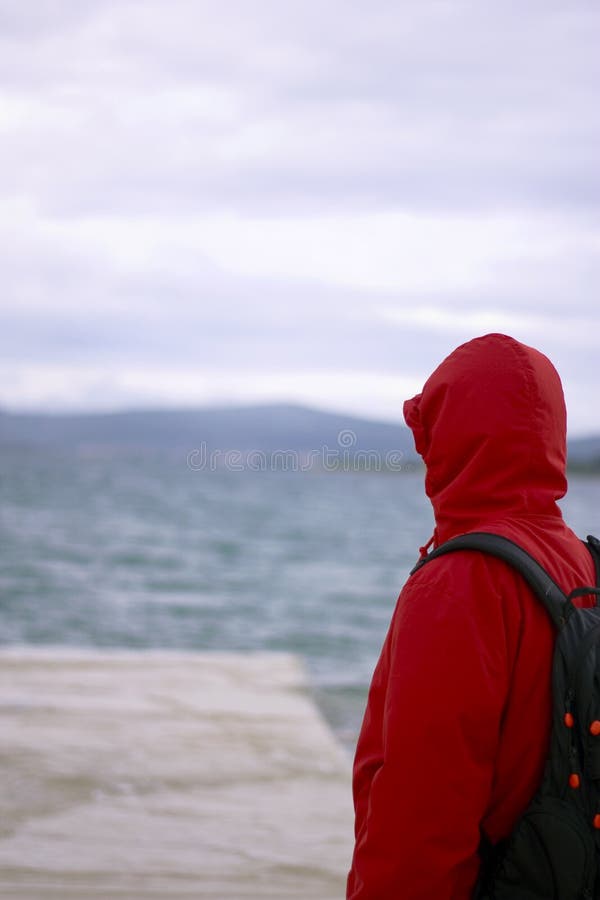Man and the sea stock image. Image of nature, horizon - 14547791