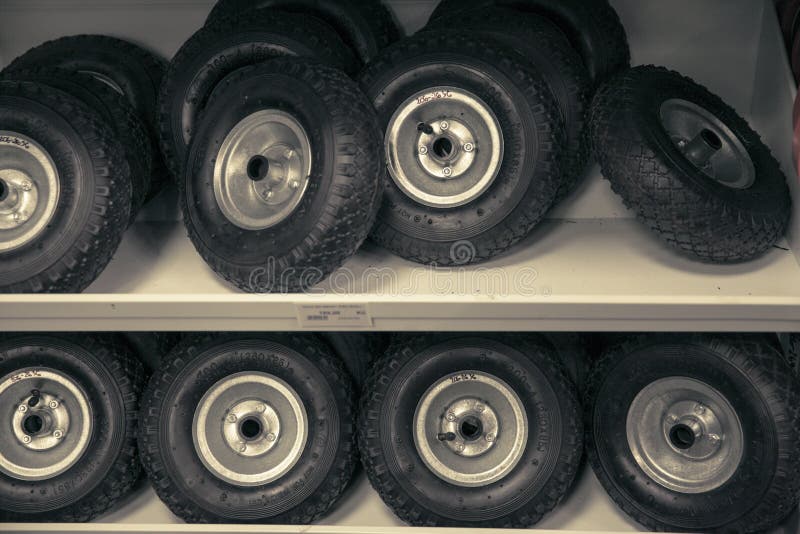 Man Selects in Specialty Stores Tools and Materials Stock Photo - Image ...