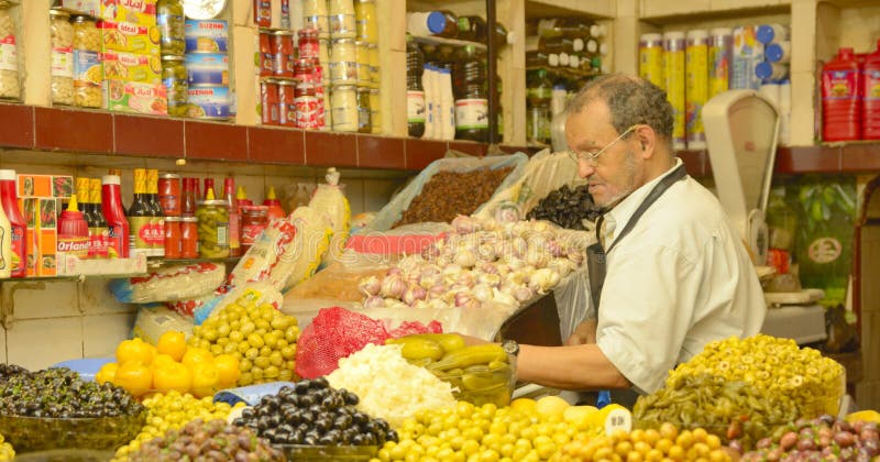 Man selling editorial photo. Image of morocco, traditional - 26449831