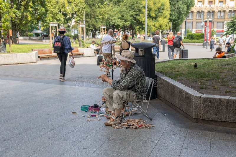 Colorful Wooden Fisher Boat on the Sandy Beach of Lagos, Algarve ...