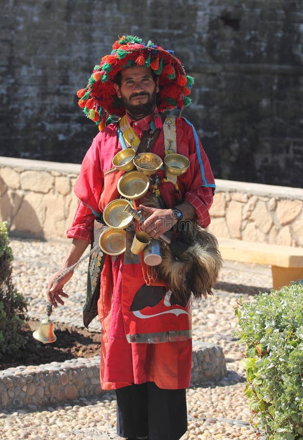 Man selling water editorial stock photo. Image of selling - 29583843