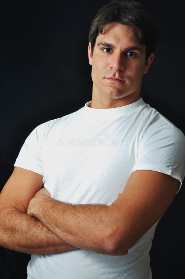 Man with a Serious Expression Stock Image - Image of model, dude: 18109109