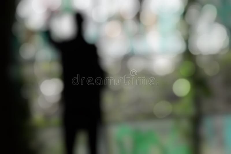 Man shadow abstract blur stock image. Image of dreamy - 114714187