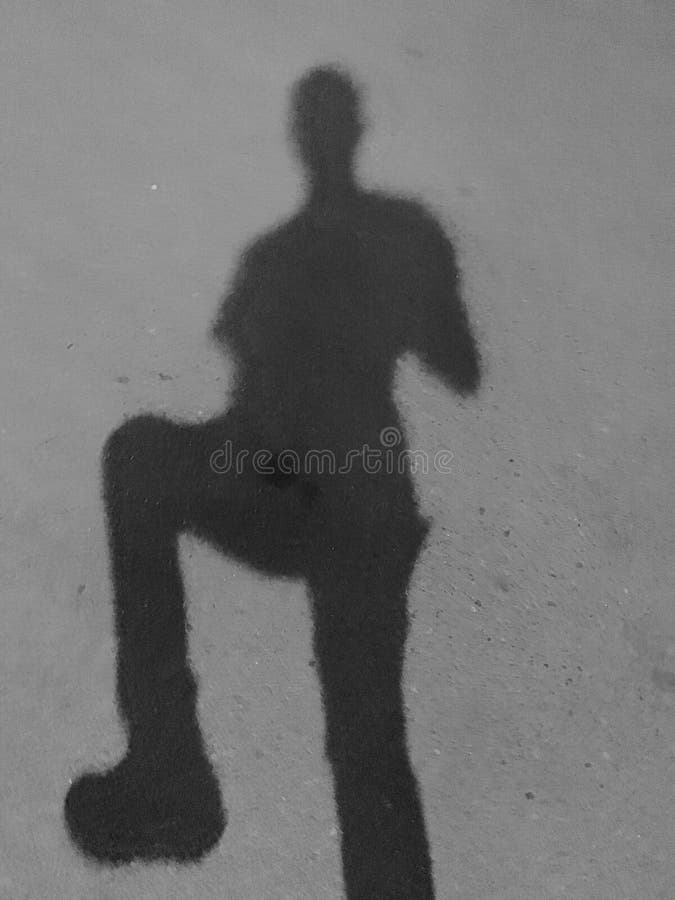 Man shadow beside road stock photo. Image of road, camera - 88823632