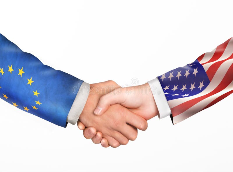 Man Shake Hands. Friendship Countries Stock Image - Image of ...