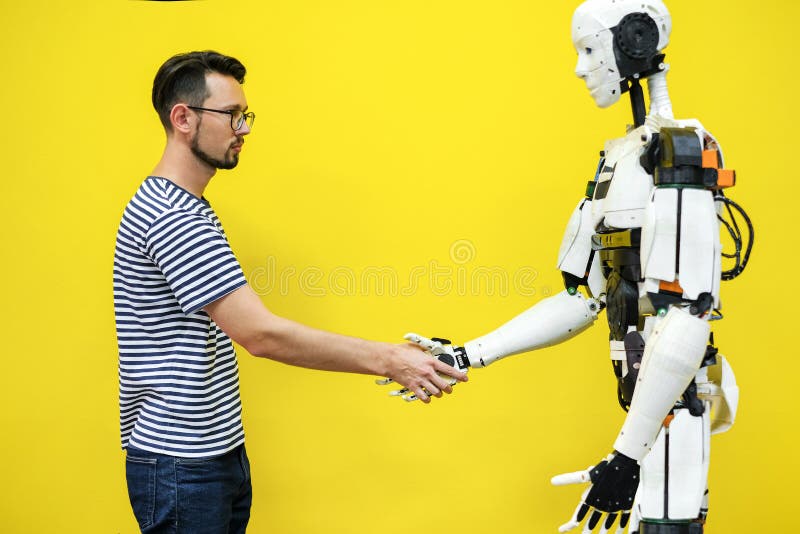 119 Human Robot Shake Hands Stock Photos - Free & Royalty-Free Stock ...