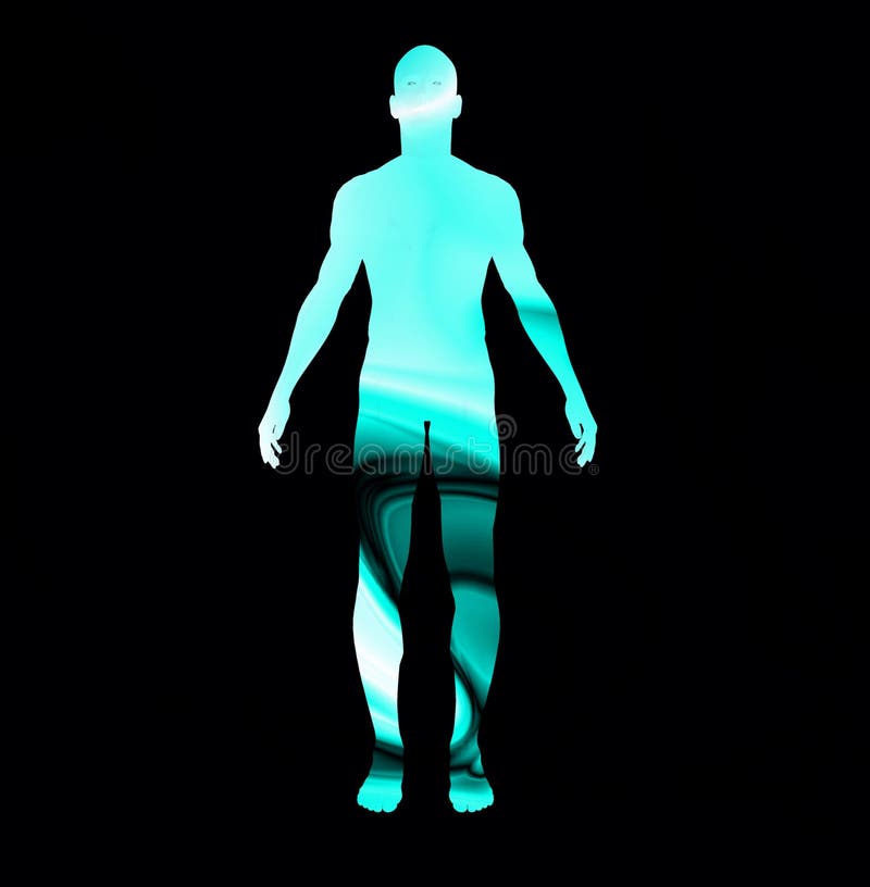 Man Shape 9 stock illustration. Illustration of body, blue - 489668