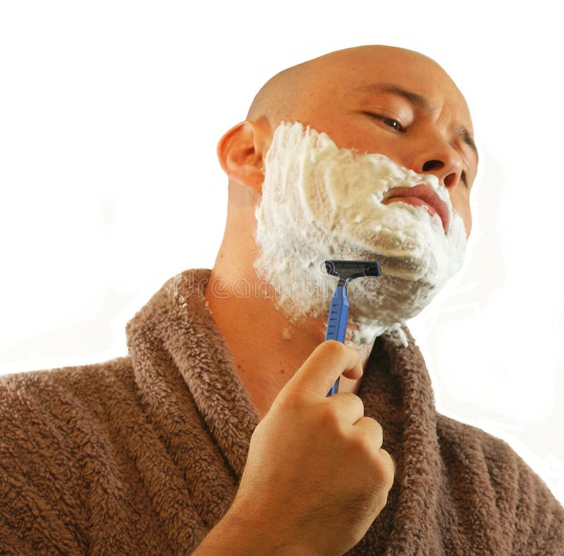 Man Shaving stock image. Image of person, shaving, hygiene - 11087831