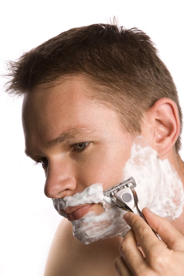 Man shaving stock image. Image of beard, razor, shave - 11662041