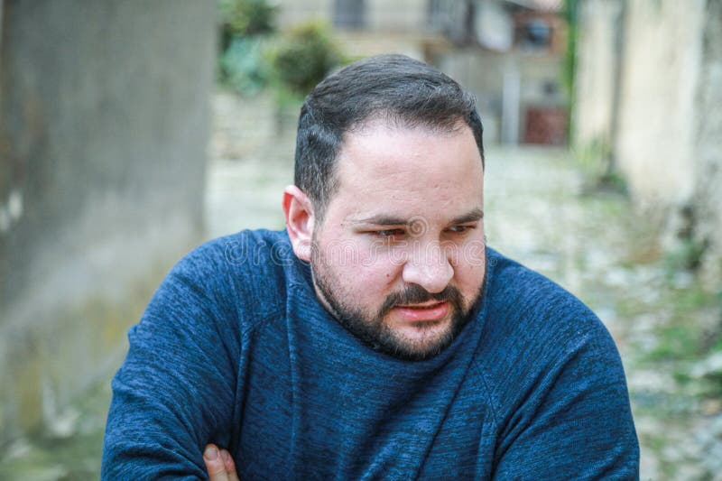 Man Shivers in Icy Cold Weather Stock Photo - Image of feeling, worried ...