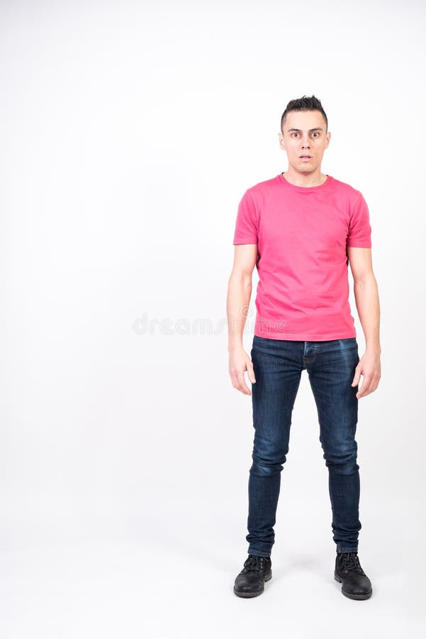 Man in shock stock photo. Image of surprise, hieratic - 167006322