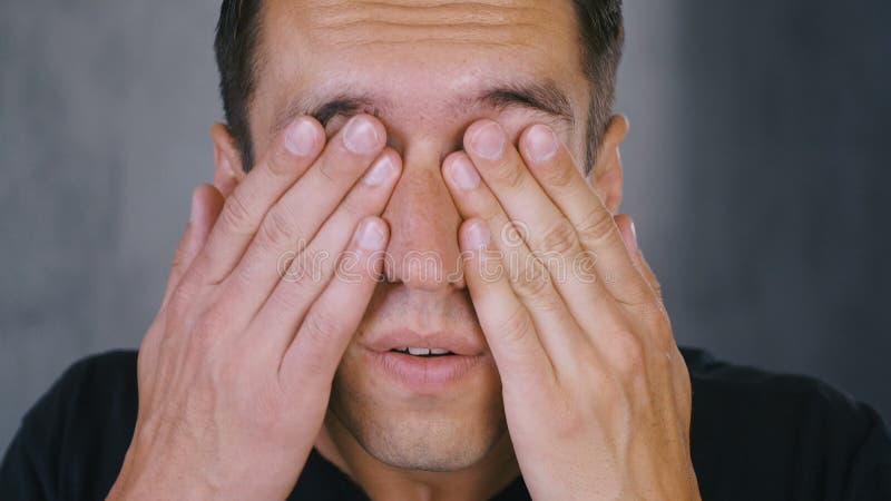 Man Is Shocked To See Something Terrible Shocked Stunned Man Stock