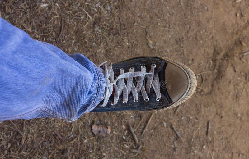 Man Shoes Canvas Background Texture. Stock Photo - Image of journey ...