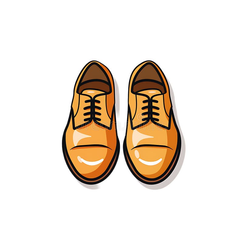 Man Shoes Icon Against Transparent Background Generated by Ai Stock ...