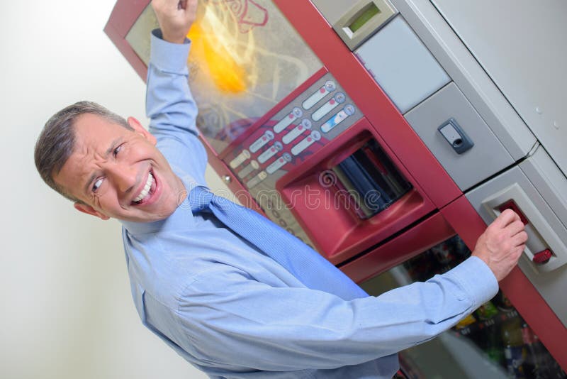 Man Shouting during Break Time Stock Image - Image of laugter, adult ...