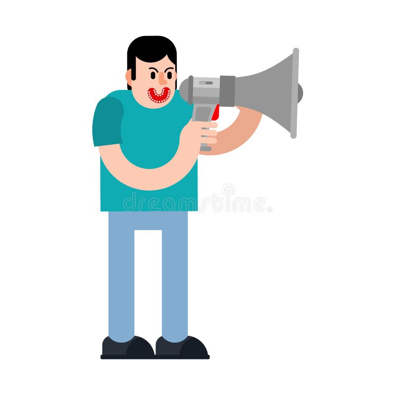 No Shouting Isolated Icon. Simple Element Illustration From Signs ...