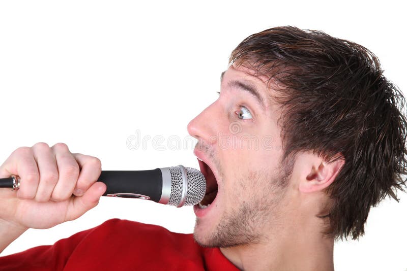 Man shouting stock photo. Image of shock, screech, bellow - 35510844