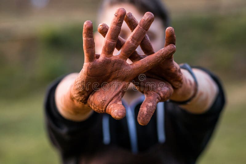 Dirty gesture stock image. Image of conceptual, manicure - 10376895