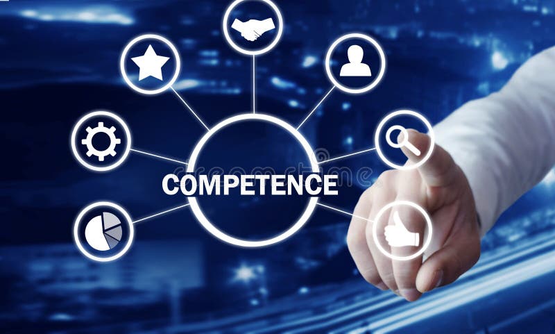 Man Showing Competence Concept. Business Stock Image - Image of work ...