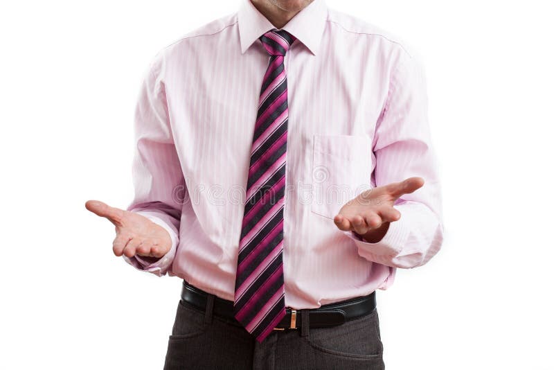 Man showing helplessness stock image. Image of confident - 36022743