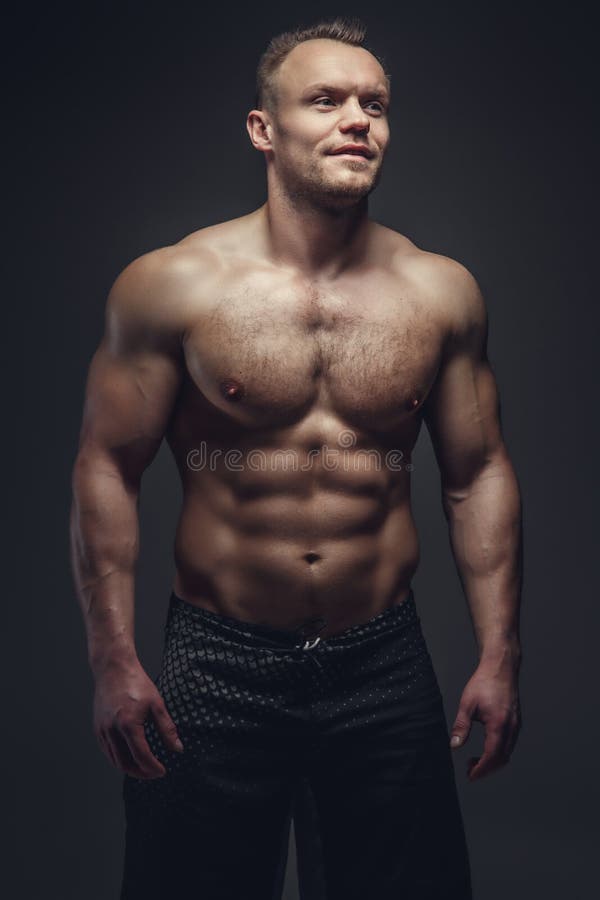 A Man Showing His Athletic Torso. Stock Photo - Image of biceps ...