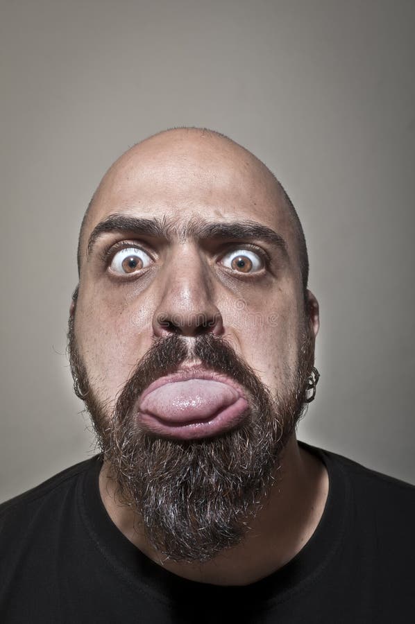 Man Showing His Tongue - Free Photo from StockFreeImages
