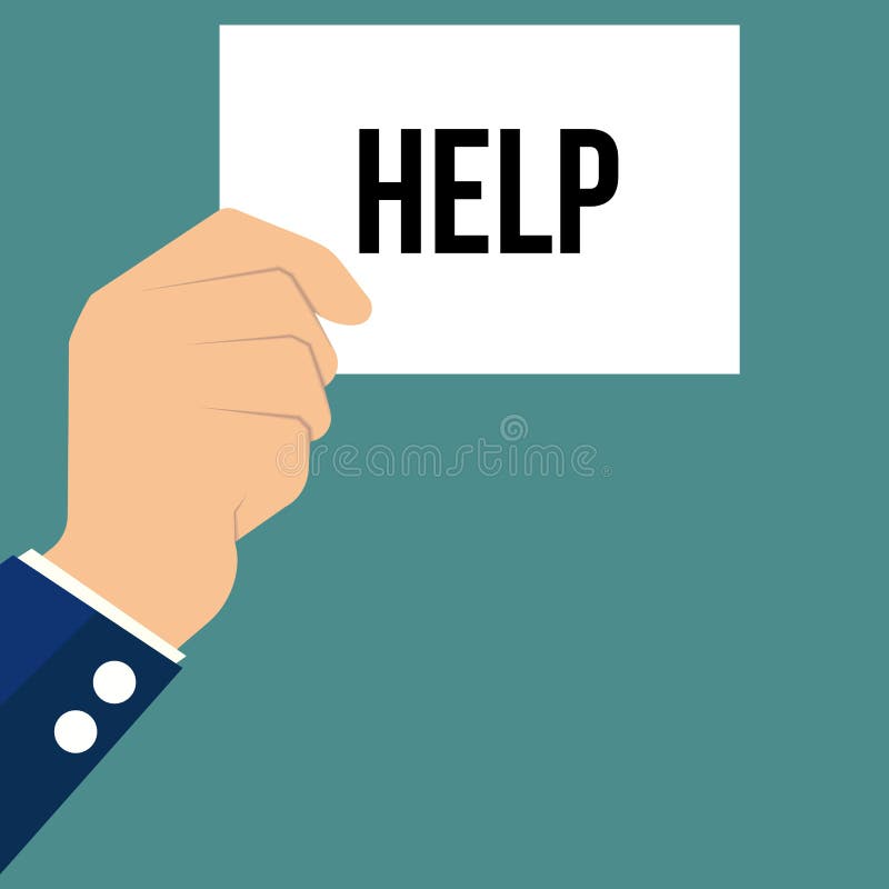 Paper Help Icon Simple Vector. Office Service Stock Vector ...