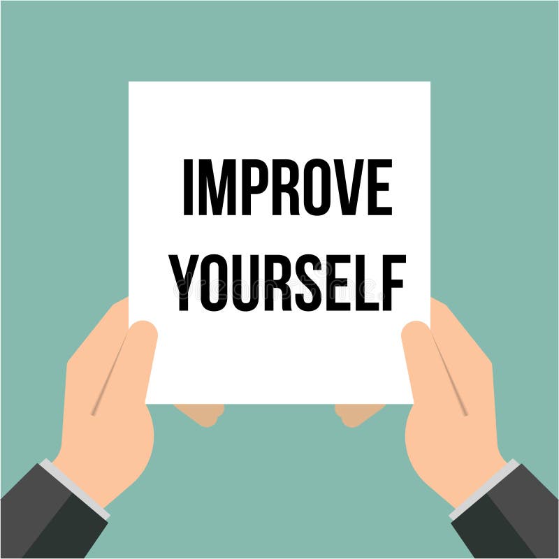 Improve yourself stock illustration. Illustration of growin - 25241311 Improve yourself stock illustration. Illustration of growin - 25241311