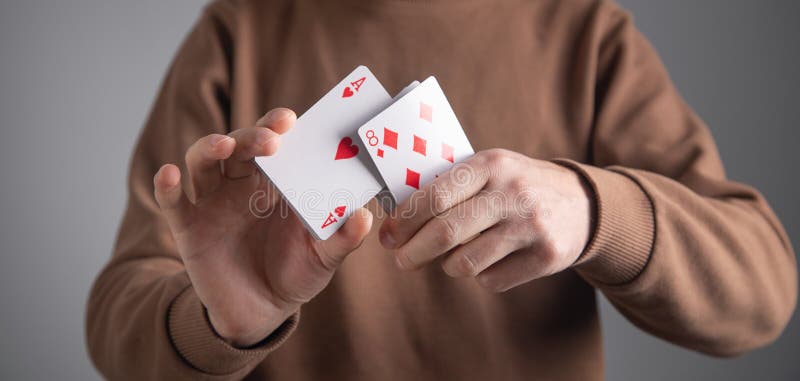 Man Showing Playing Cards Hobby Stock Photos - Free & Royalty-Free ...