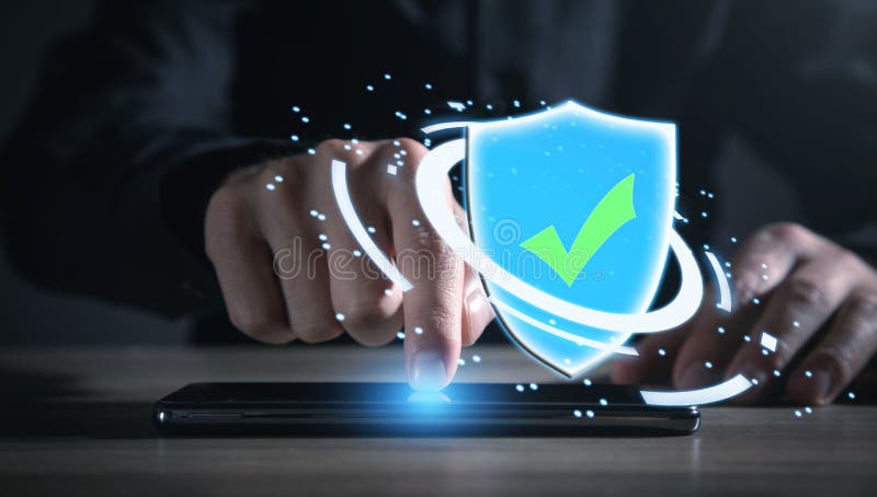 Man Showing a Shield Icon. Web Security Stock Image - Image of business ... Man Showing a Shield Icon. Web Security Stock Image - Image of business ...