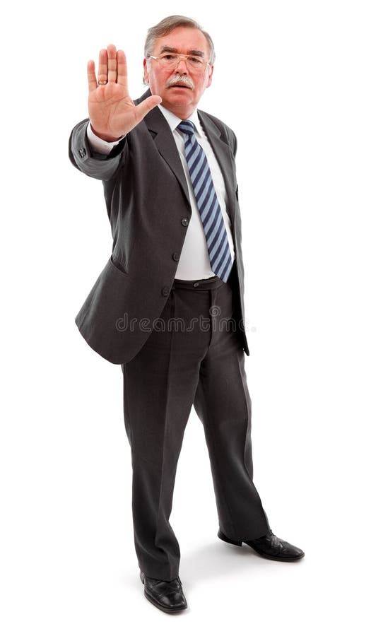 Man showing stop sign stock image. Image of conceptual - 16403871