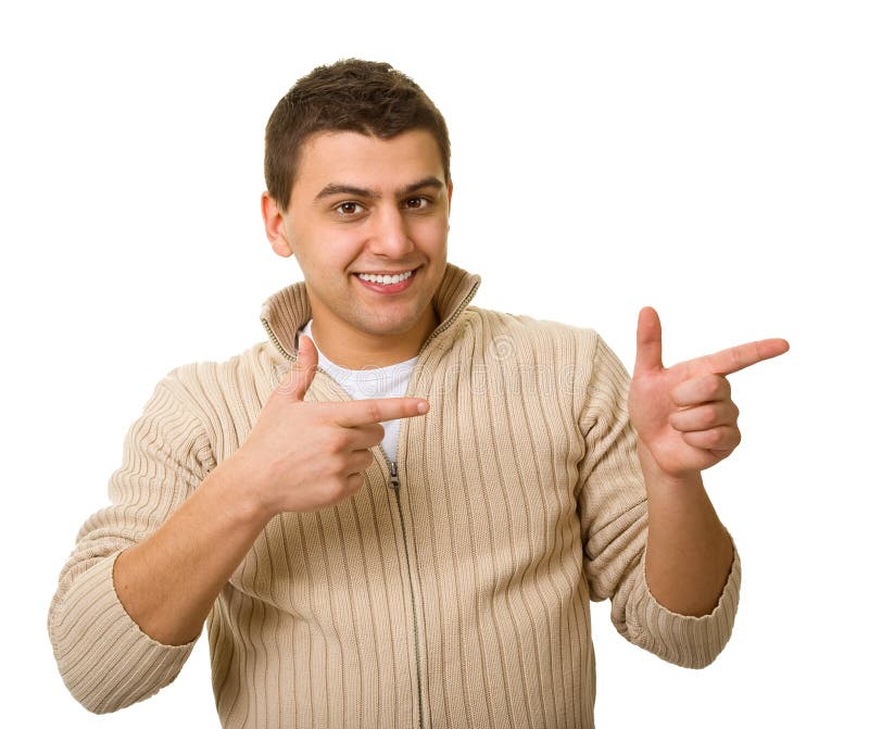 Man Shows a Different Gestures Stock Photo - Image of human, looking ...