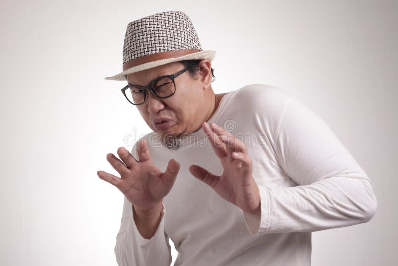 Man Shows Disgusted or Displeased Expression Stock Image - Image of ...