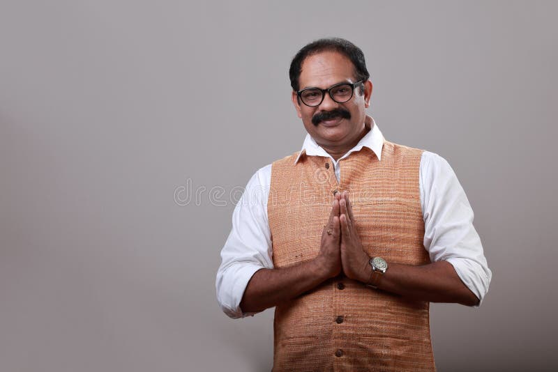 Man Shows Traditional Salute Stock Image - Image of portrait, leader ...