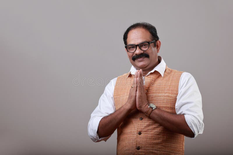 Man Shows Traditional Salute Stock Image - Image of healthy, middleaged ...