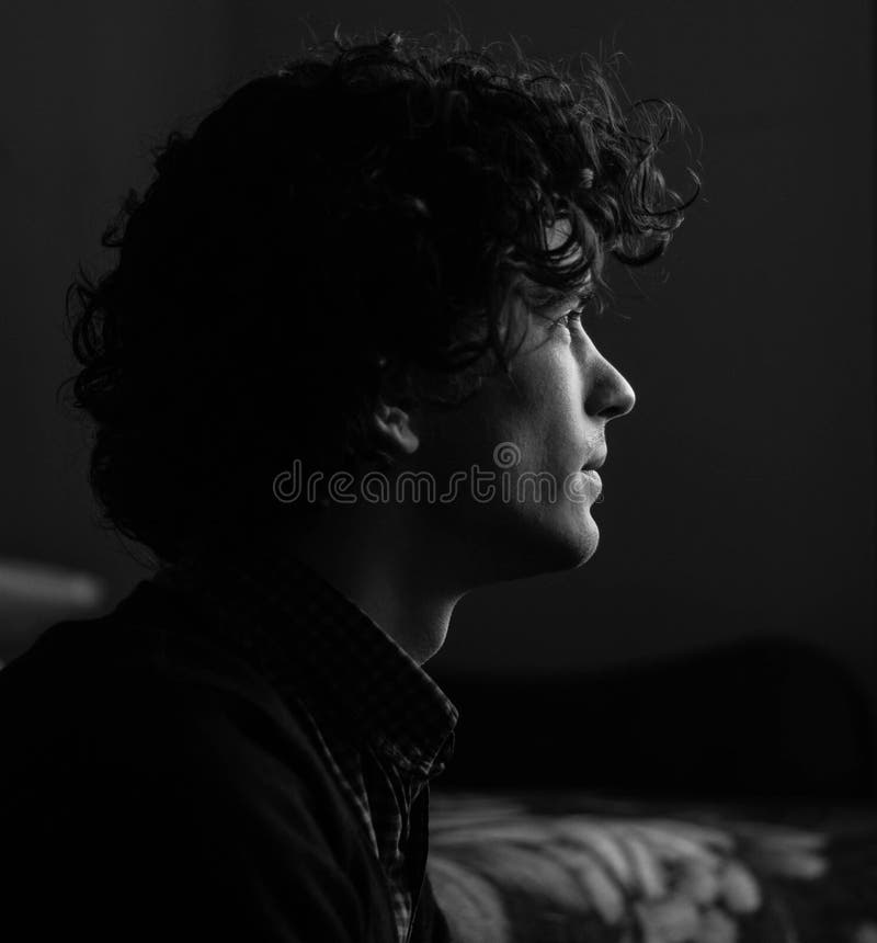 Man Side View Photo stock photo. Image of adolescent - 82990488