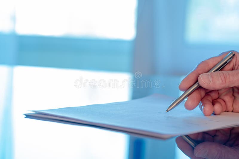 Signing contract stock image. Image of sign, signing - 31087703