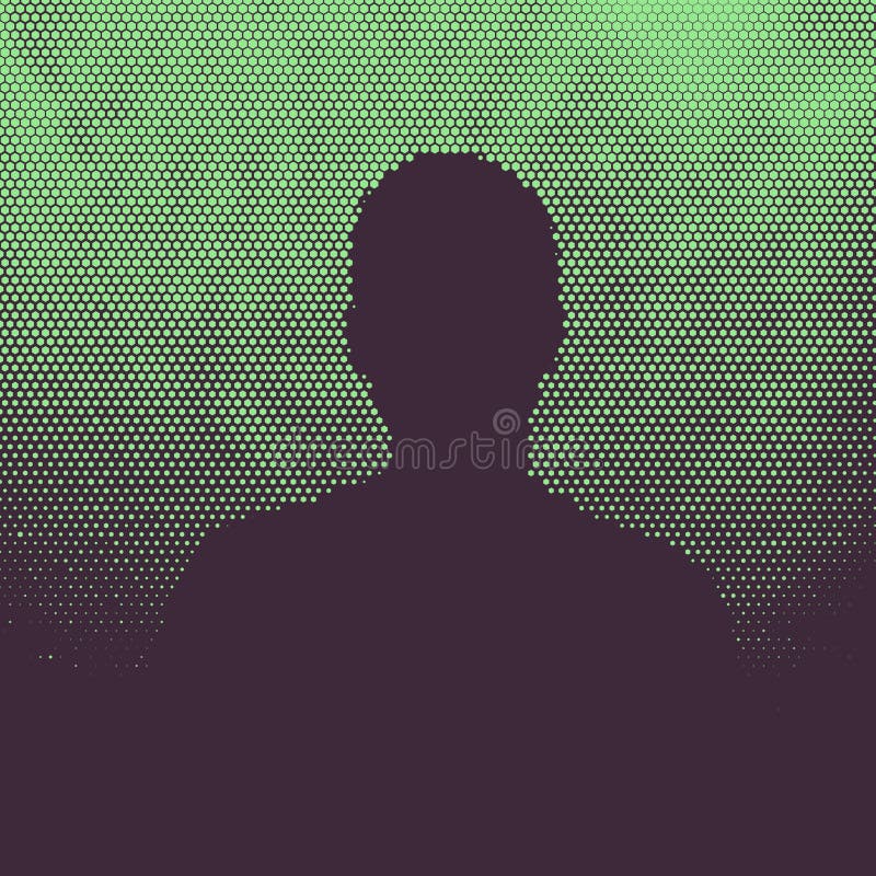 Halftone Illustration of the Eiffel Tower in Paris Stock Vector ...