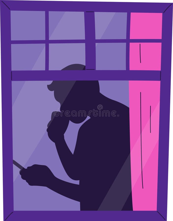 Night Window Stock Illustrations – 142,971 Night Window Stock ...