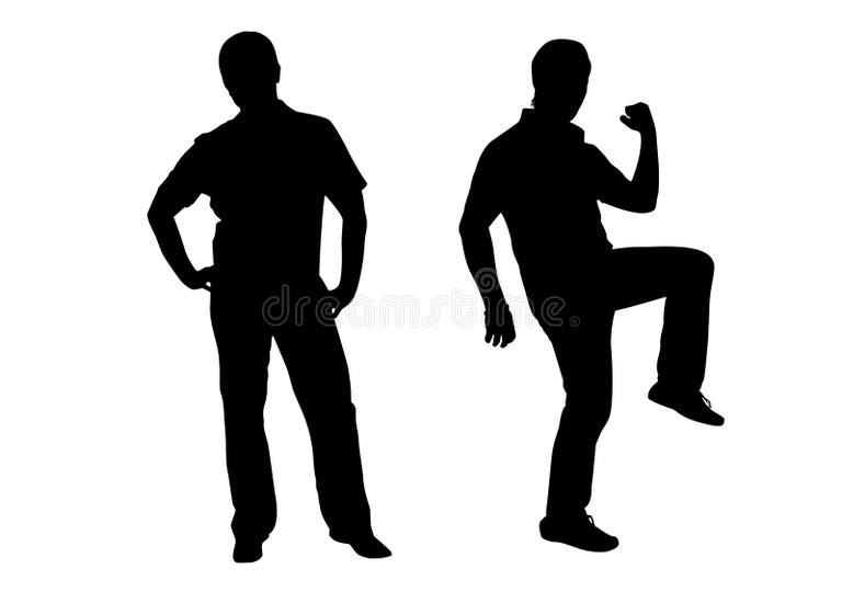 Man Silhouette Bend Down Stock Illustrations – 45 Man Silhouette Bend ...