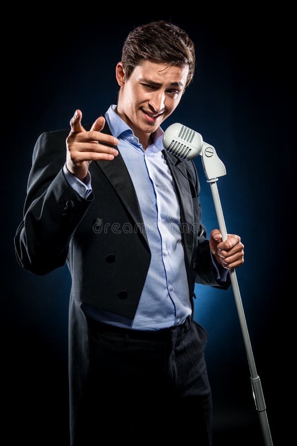 Man singing stock image. Image of passion, caucasian - 35346087