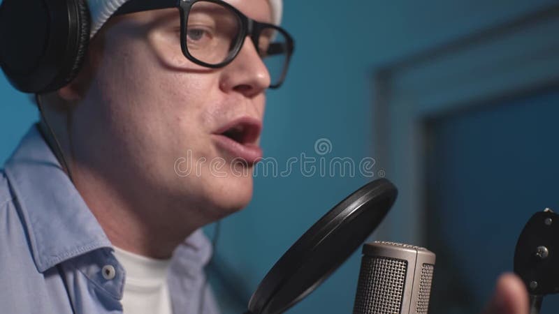 A Sound Engineer Mixes a Song on a Mixing Console Stock Footage - Video ...