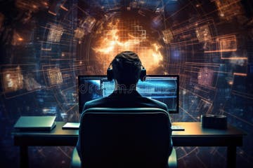 130 Engineer Behind Computer Monitor Stock Photos - Free & Royalty-Free ...