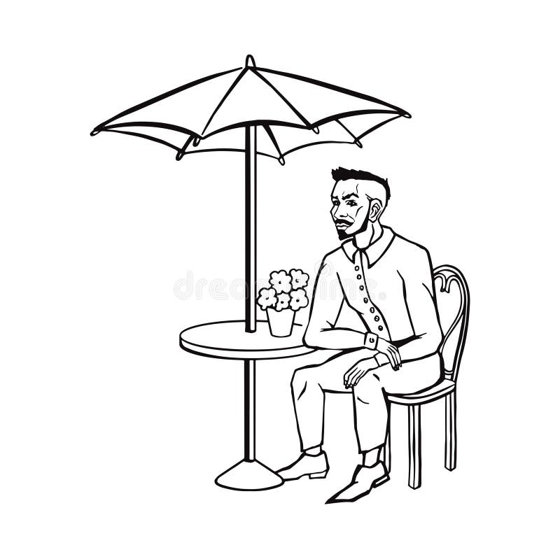 Man Sitting Alone Stock Illustrations – 7,370 Man Sitting Alone Stock ...