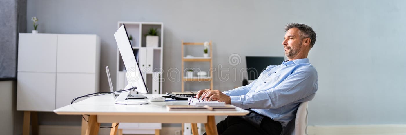 Computer Poor Posture Asian Stock Photos - Free & Royalty-Free Stock ...