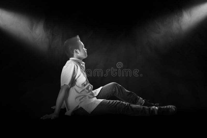 Illuminated man stock image. Image of isolated, male - 148099157