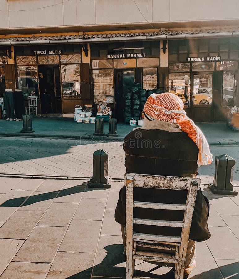 Man Sitting in Front of the Road Editorial Image - Image of travel ...